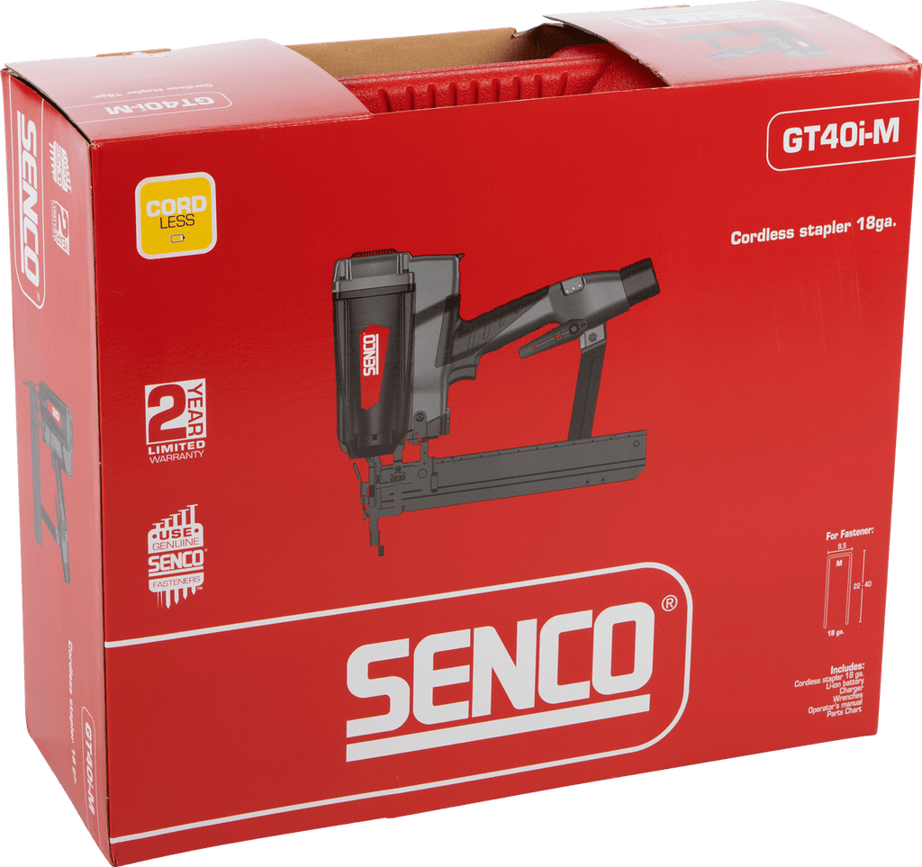 Shop Senco GT40I-M 18 Gauge Cordless Gas Stapler 10mm-38mm 8VS7001N ...